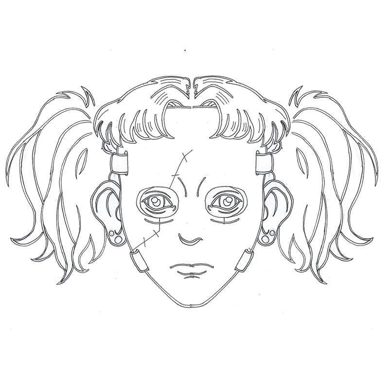 Sally Face Vector Illustration – Atiya Batts Design