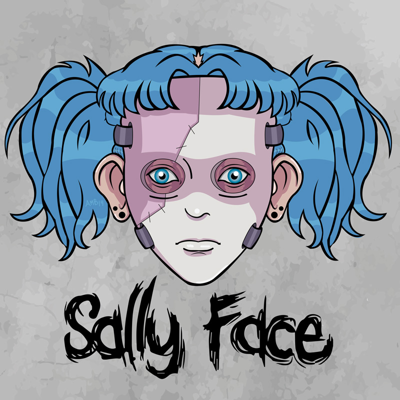 Sally Face Vector Illustration – Atiya Batts Design